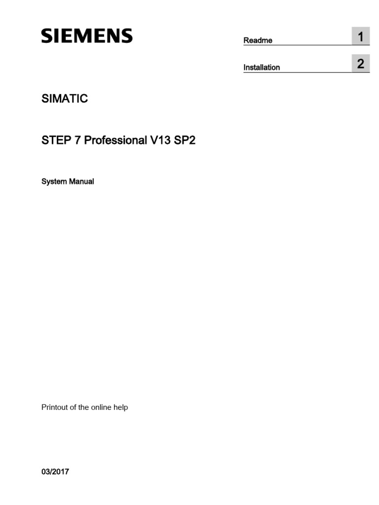 STEP 7 Professional V13 SP2 Manual | PDF | Central Processing Unit ...