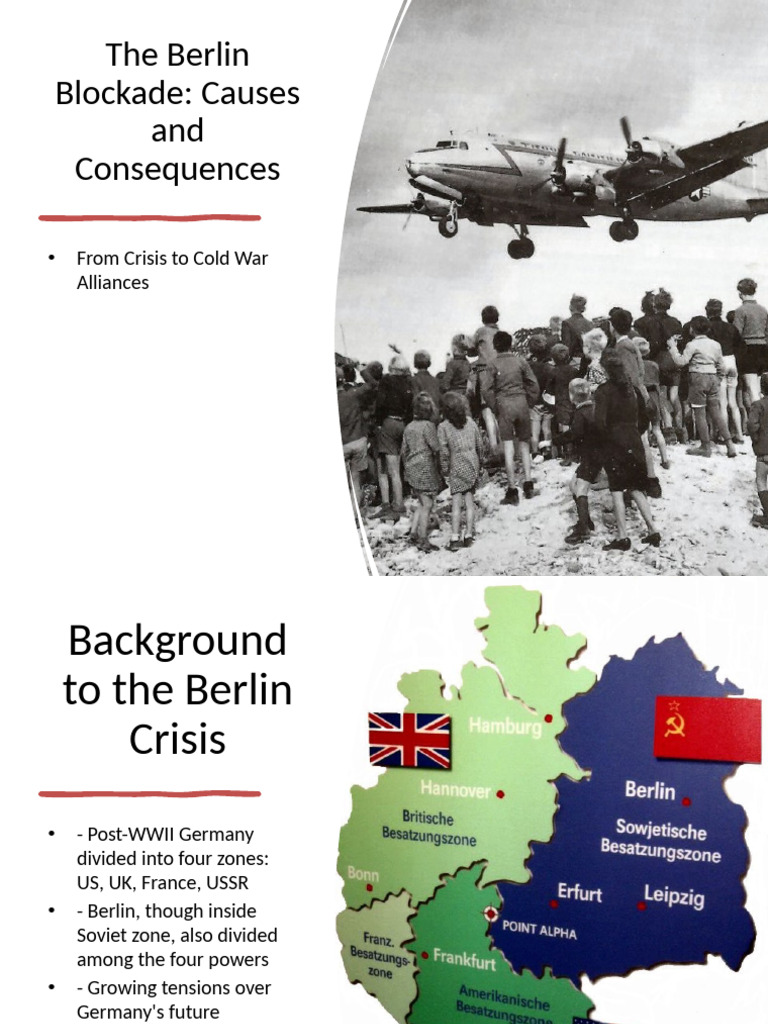 Berlin Blockade Cold War Presentation | PDF | Cold War | Warsaw Pact