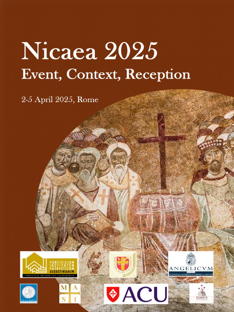 Final Final Program Nicaea 2025 | PDF | Trinity | Arianism