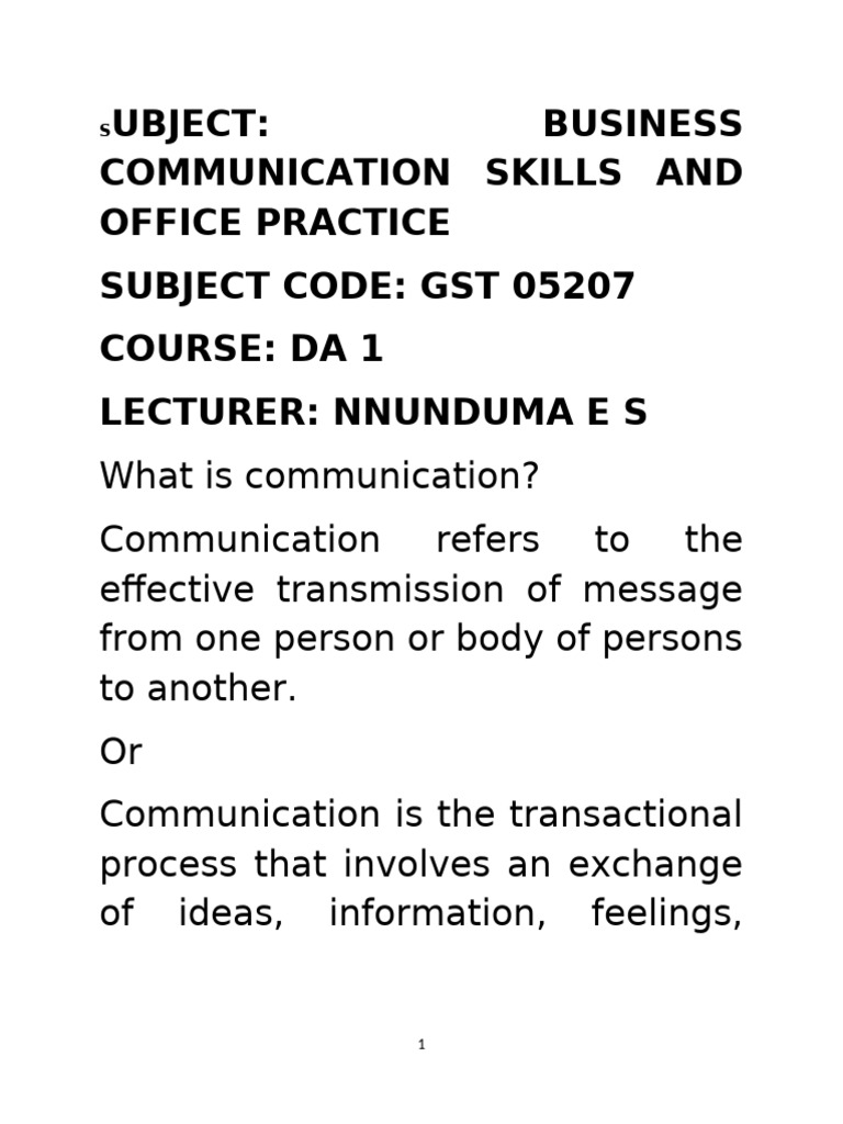 DIP 1 TIA COMM. SKILLS ?-3 | PDF | Nonverbal Communication | Communication