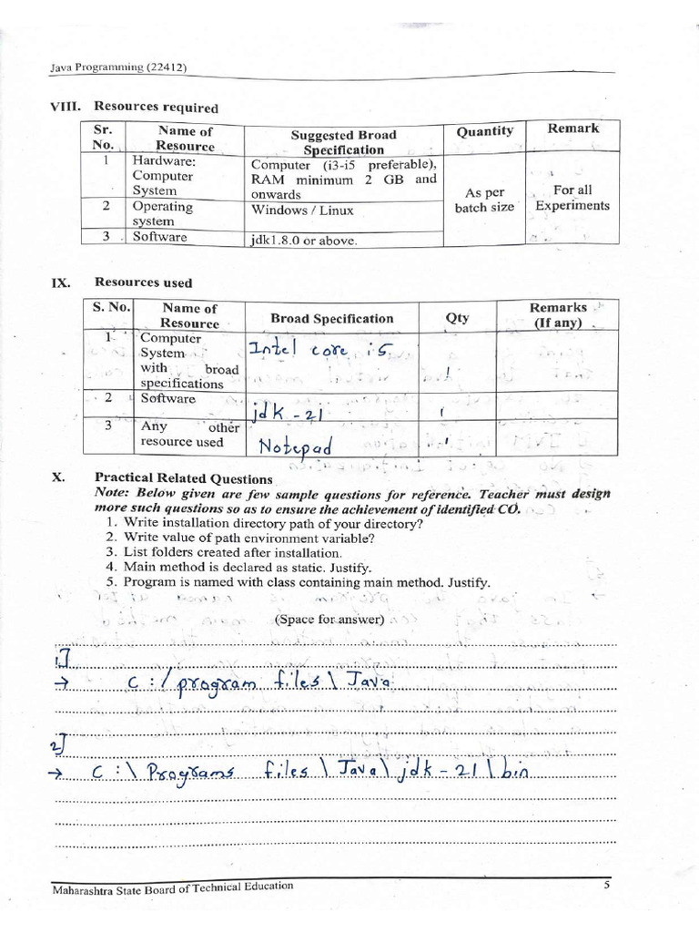 Java Manual Pra 1 | PDF