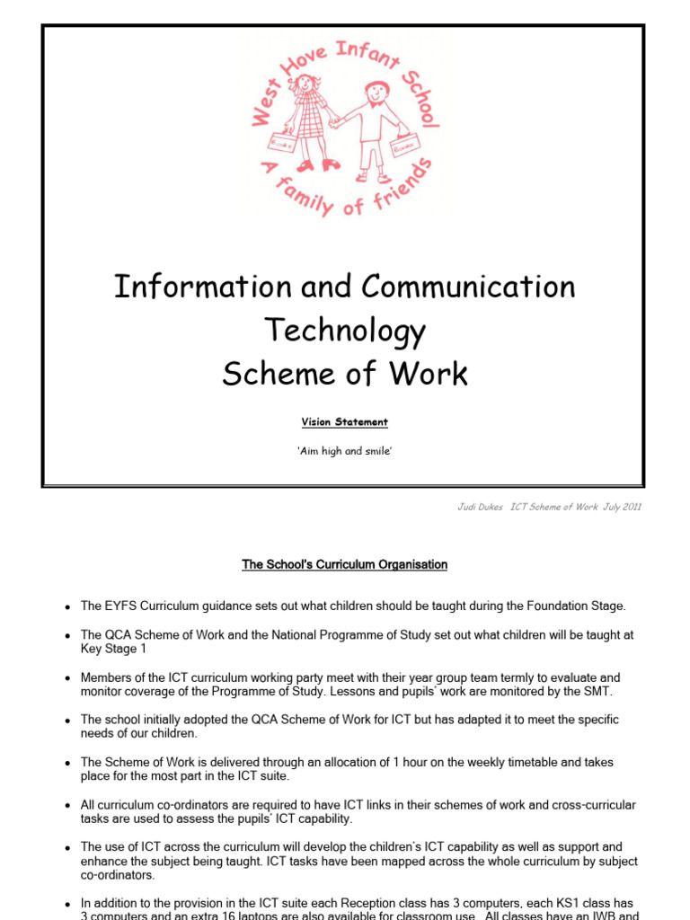 ICTSchemeofWork | PDF | Computer Keyboard | Information And ...