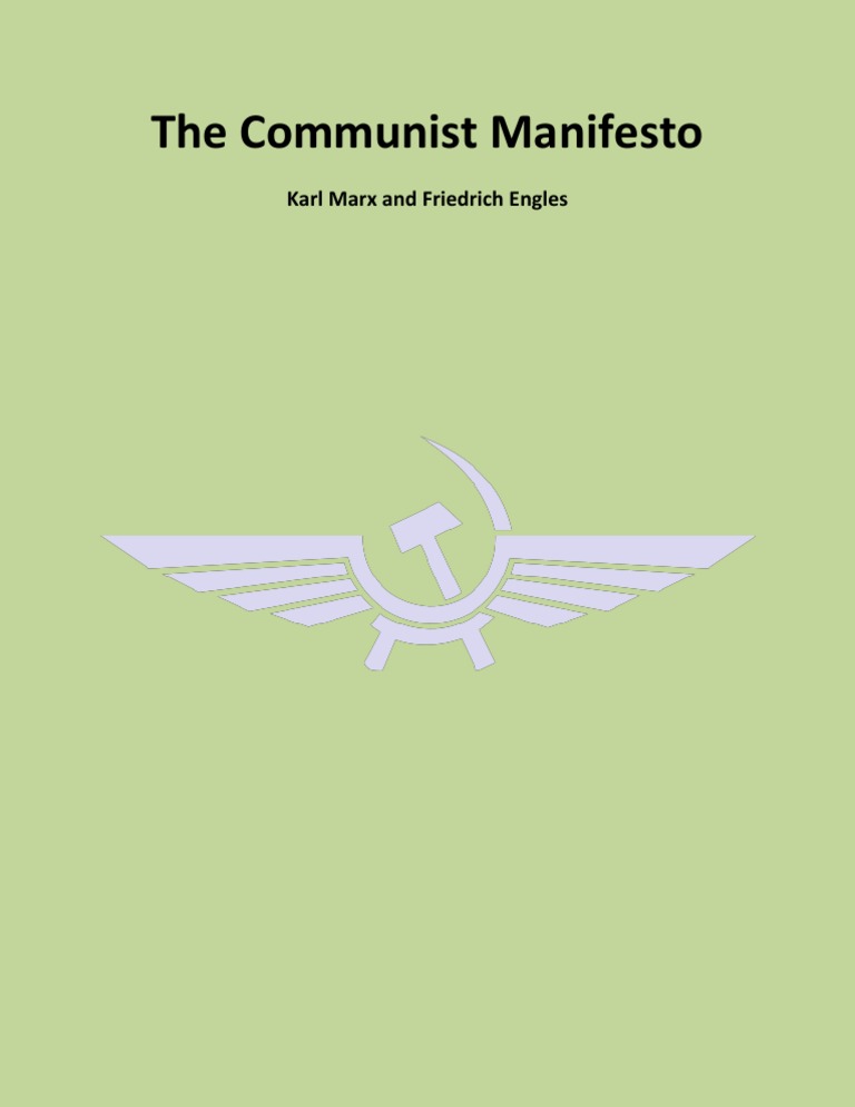 The Communist Manifesto Text | PDF | History