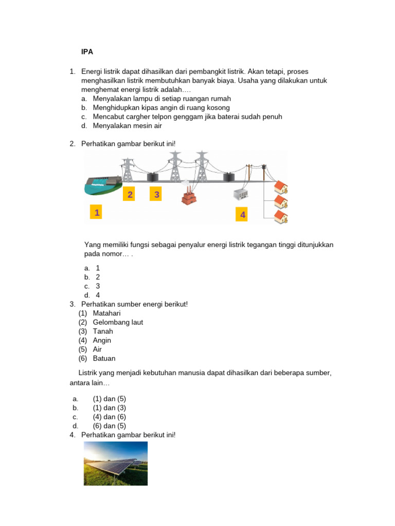 PH TEMA 4 PKN DAN IPA KLS 6 | PDF