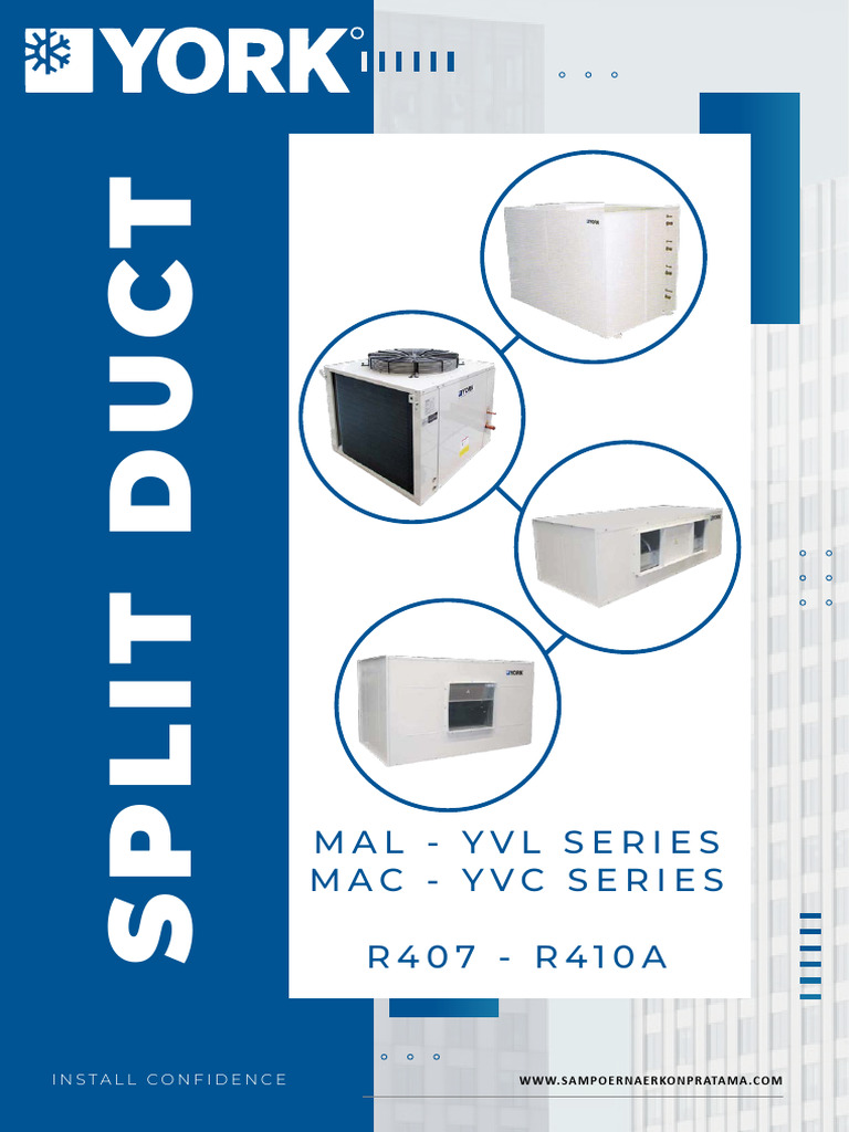 Split Duct Air Conditioning Systems | PDF | Manufactured Goods | Equipment