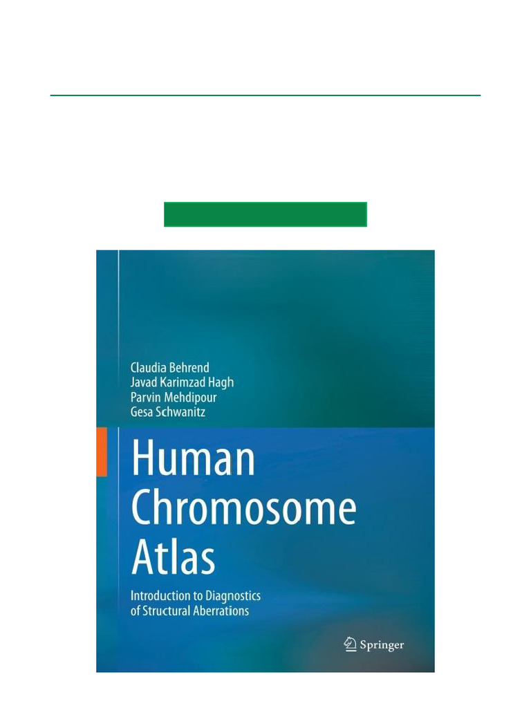 Grab Human Chromosome Atlas Introduction to diagnostics of structural ...
