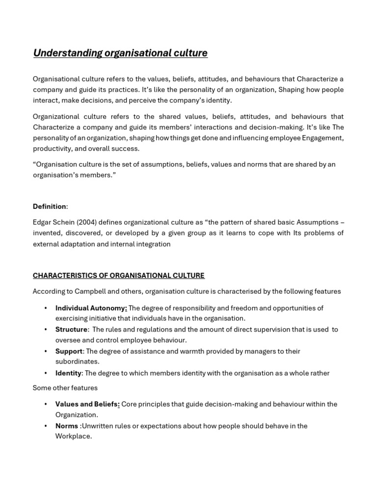 Understanding Organisational Culture | PDF | Self Efficacy | Classical Conditioning