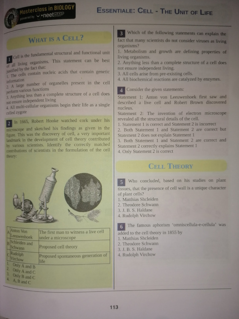 Cell - The Unit of Life @masterclassinbiology | PDF | Endoplasmic ...