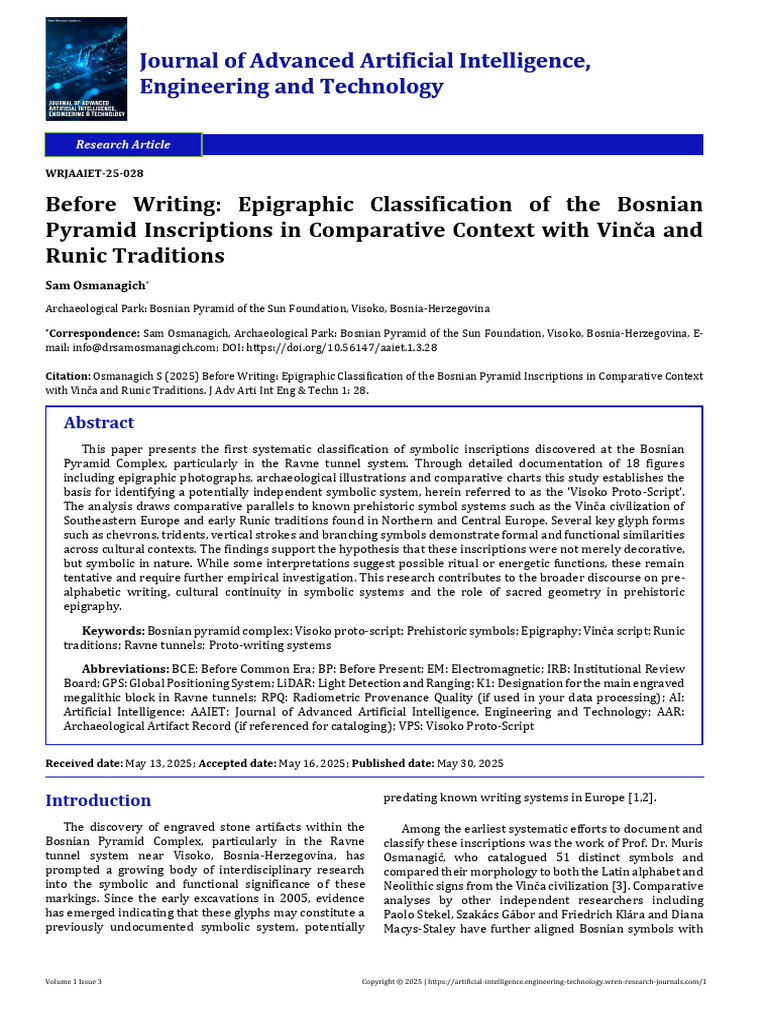 Bosnian Pyramid Inscriptions Analysis | PDF | Runes | Archaeology