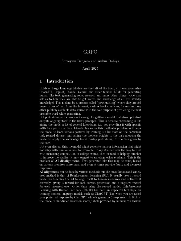 RLHF and Its Optimization Techniques Blog | PDF | Cognitive Science | Computational Neuroscience