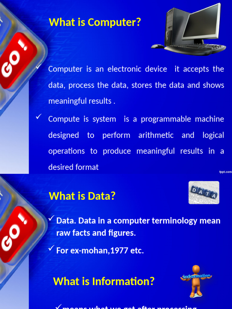 Computer Fundamentals | PDF | Computer Data Storage | Central Processing Unit