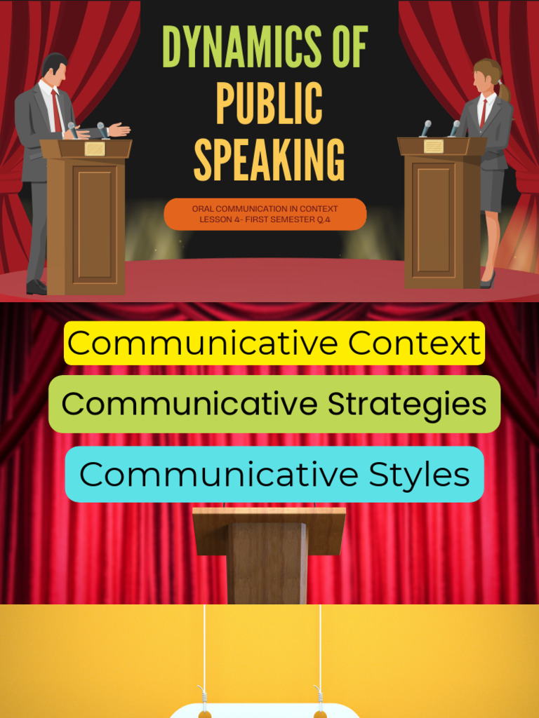 Dynamics of Public Speaking | PDF | Anxiety | Public Speaking
