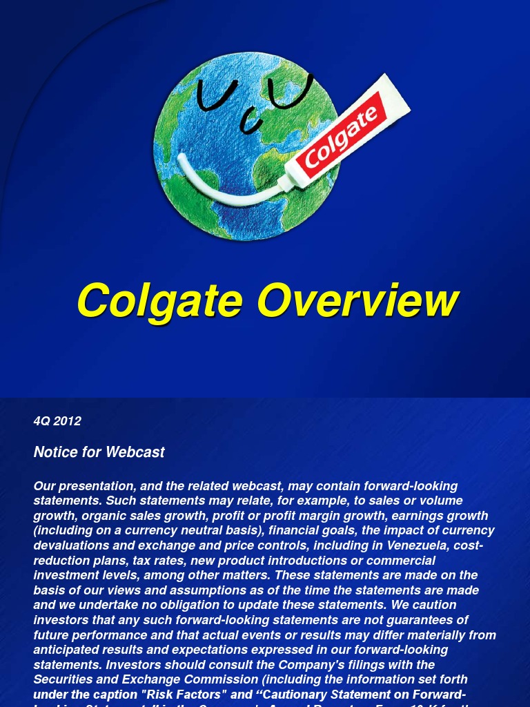 Colgate Overview | PDF | Innovation | Brand