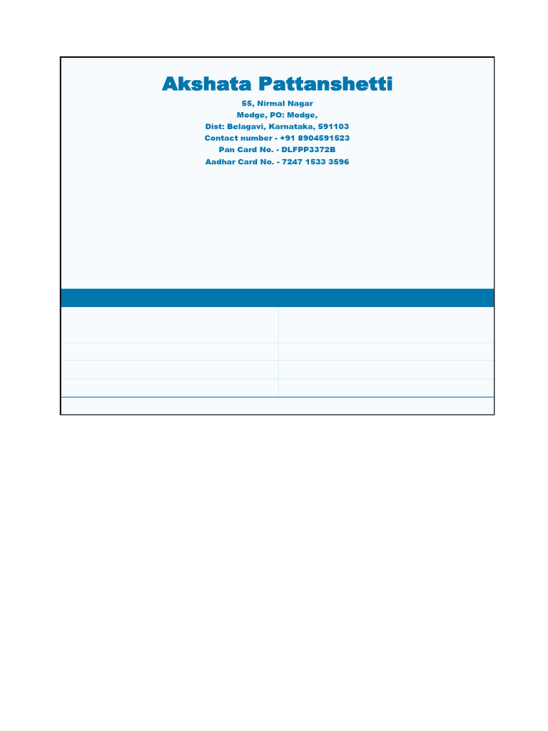 Akshata Navin - Invoice For Sep 2024 | PDF