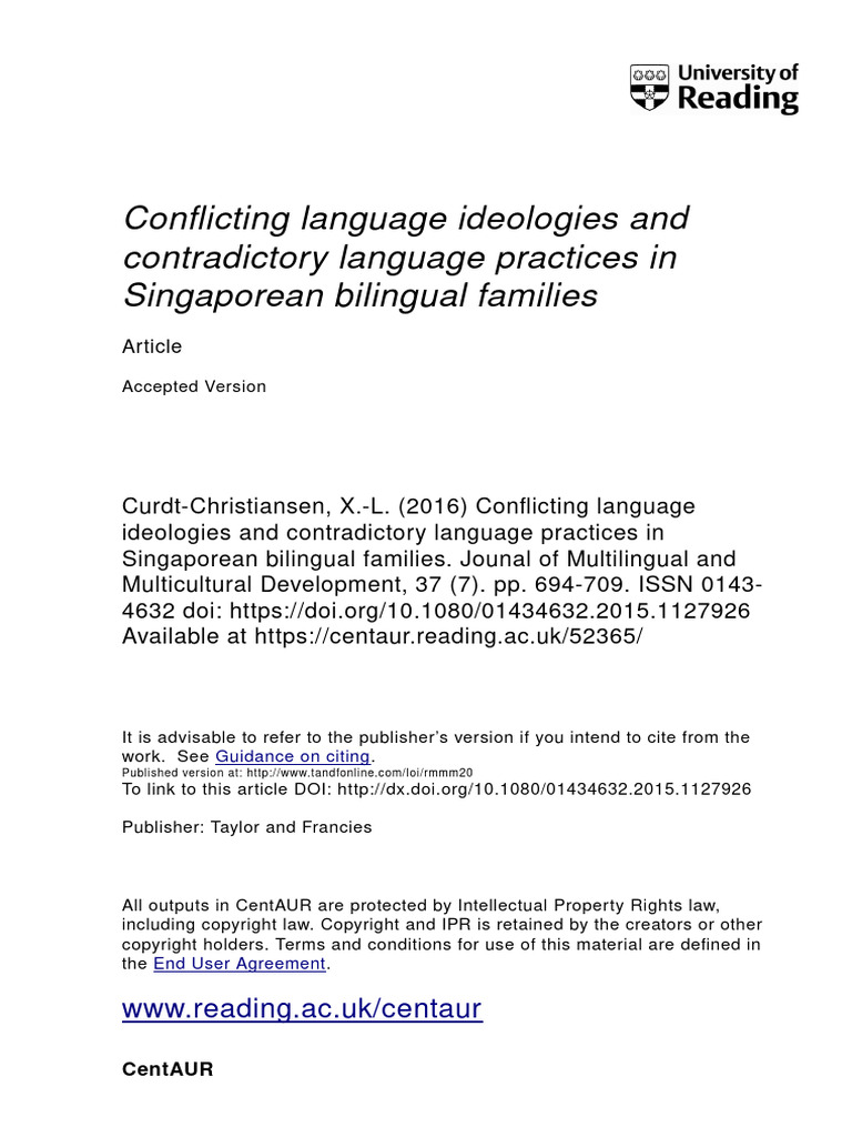 XLCconflicting FLP 03_April_15 | PDF | Multilingualism | Mandarin Chinese