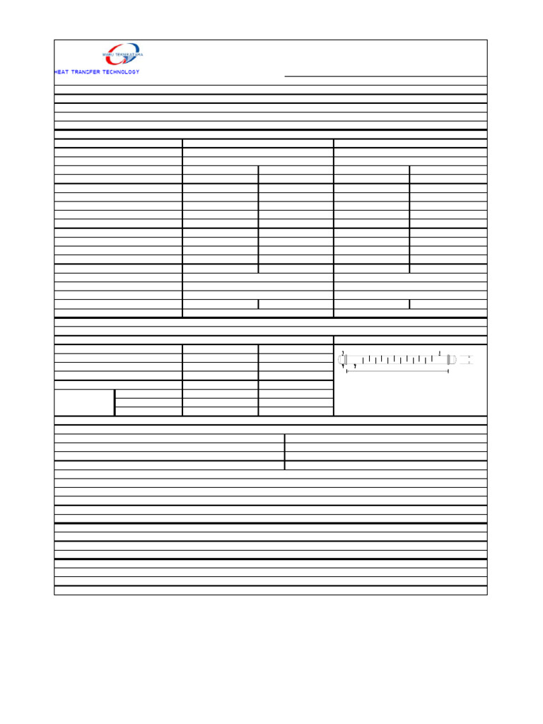 WT007 HE01 GasCooler Hot in Shell DT6 | PDF | Heat Exchanger | Gases