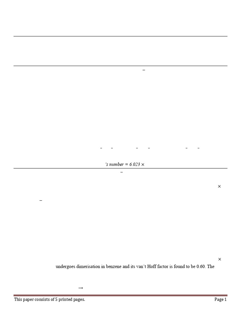 QP Pre-board ICSE question paper helpful | PDF | Chemical Reactions ...