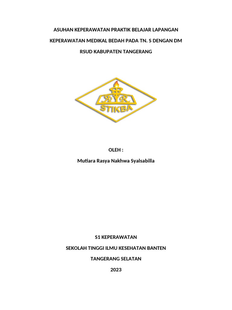 Askep Kmb Tiara Pkl | PDF