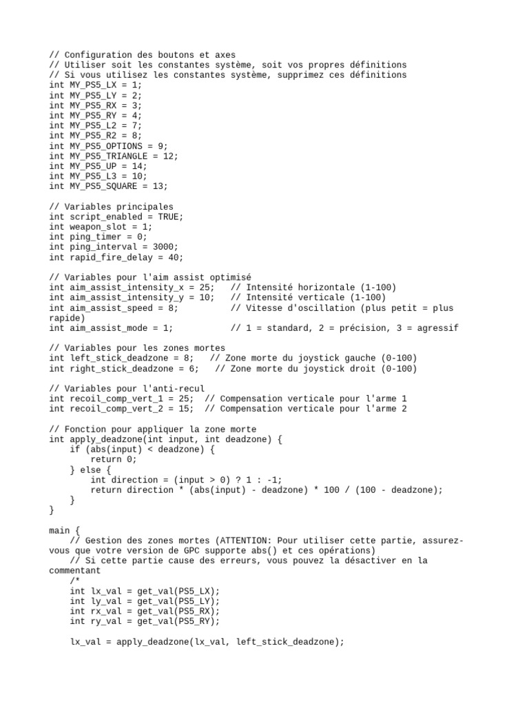 Optimized Warzone Script | PDF