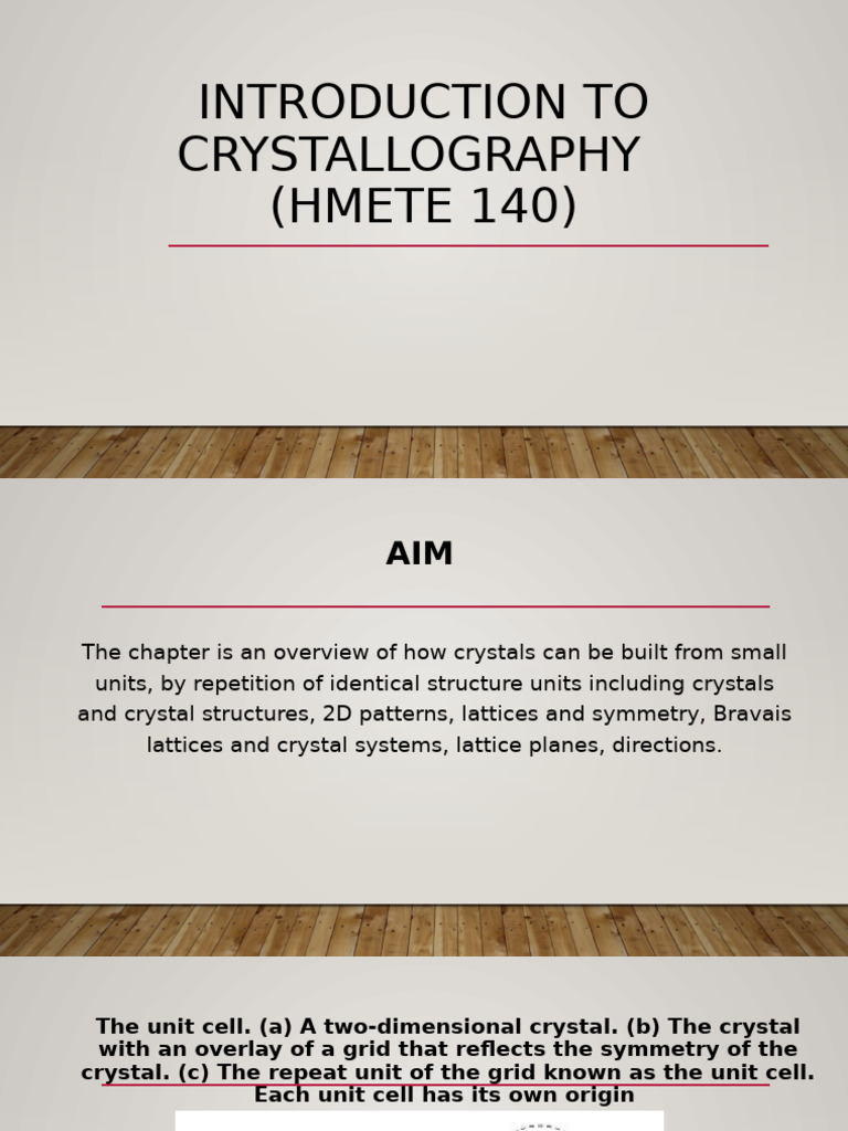 3.chapter II Continued Introduction To Crystallography | PDF | Crystal ...