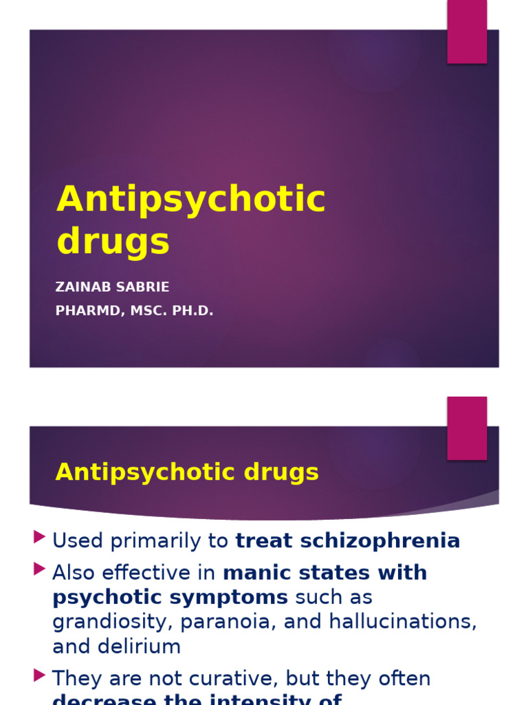 Antipsychotic Drugs 2025 | PDF | Antipsychotic | Atypical Antipsychotic