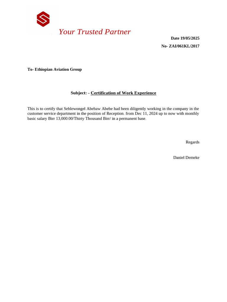 Seblewongel LK | PDF
