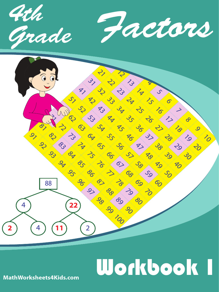Workbooks 4th-Grade Factors-1 | PDF | Mathematics | Field (Mathematics)