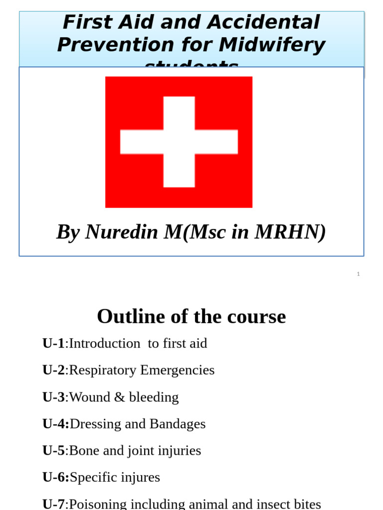 First Aid Basics for Midwifery Students | PDF | Cardiopulmonary ...