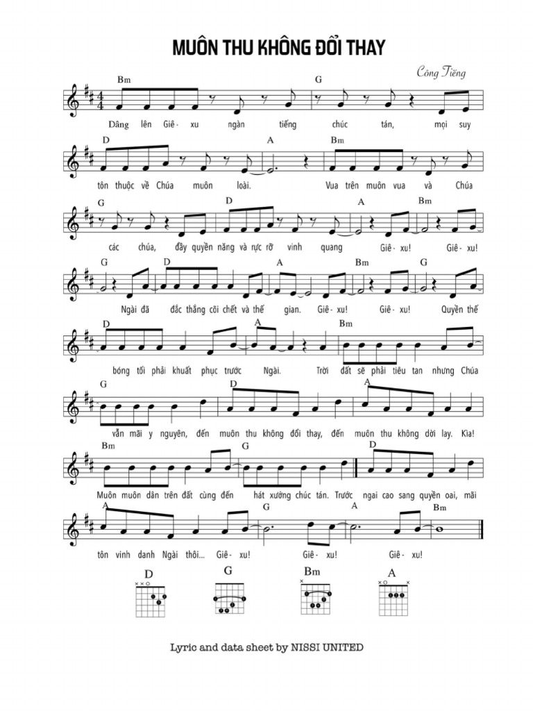 Muon Thu Khong Doi Thay | PDF