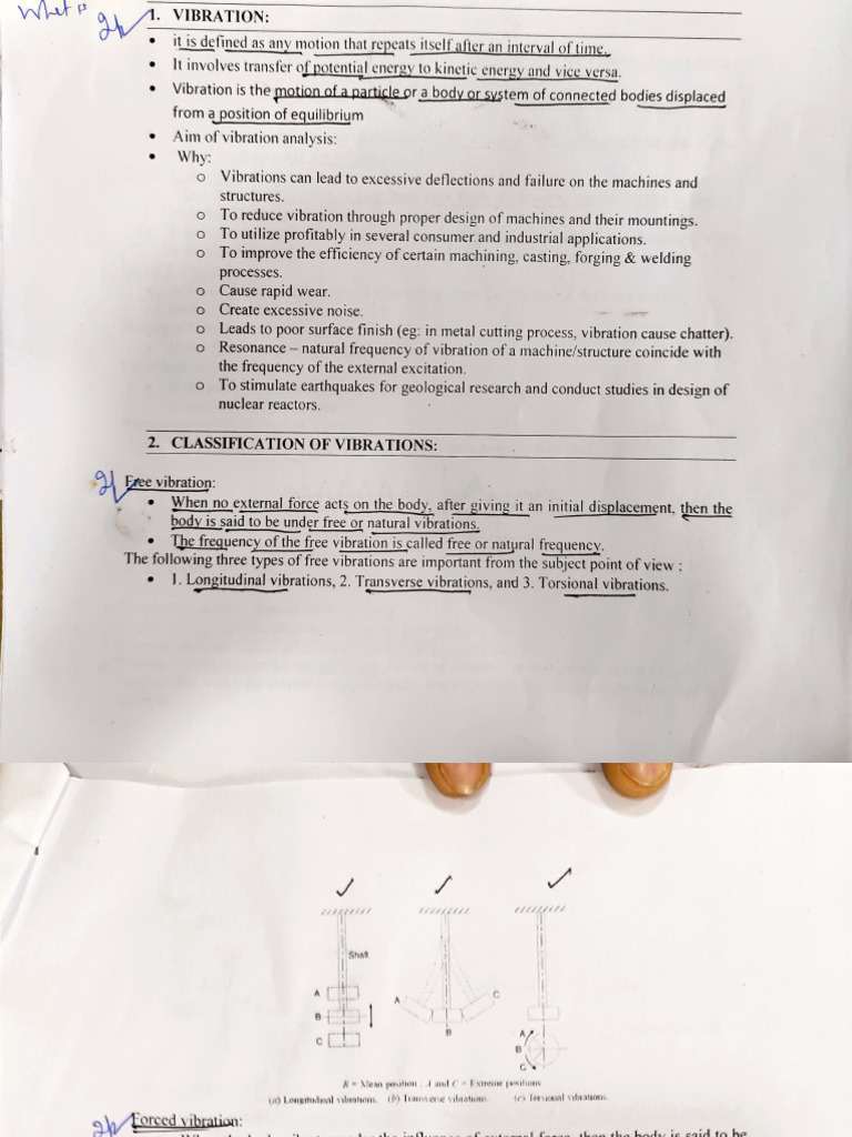 Vibration Analysis and Classification | PDF | Damping | Friction