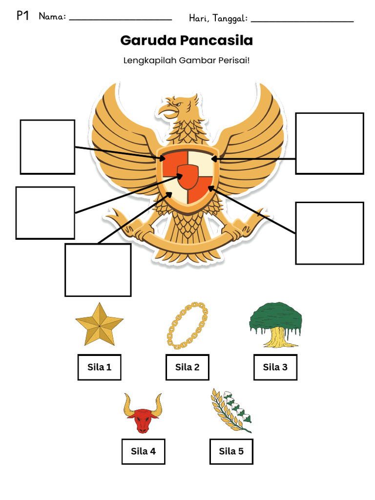 Gambar Perisai Pancasila Kosong | PDF