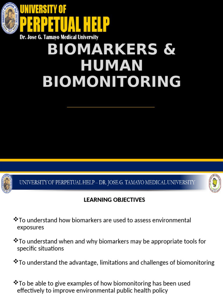 Toxicological Agents - Biomarkers | PDF | Environmental Science
