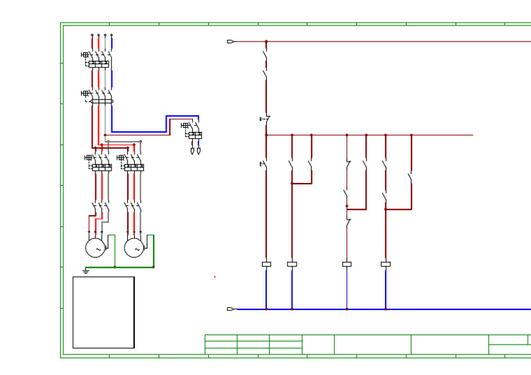 4-Arranque 2 Contactores en Cascada | PDF