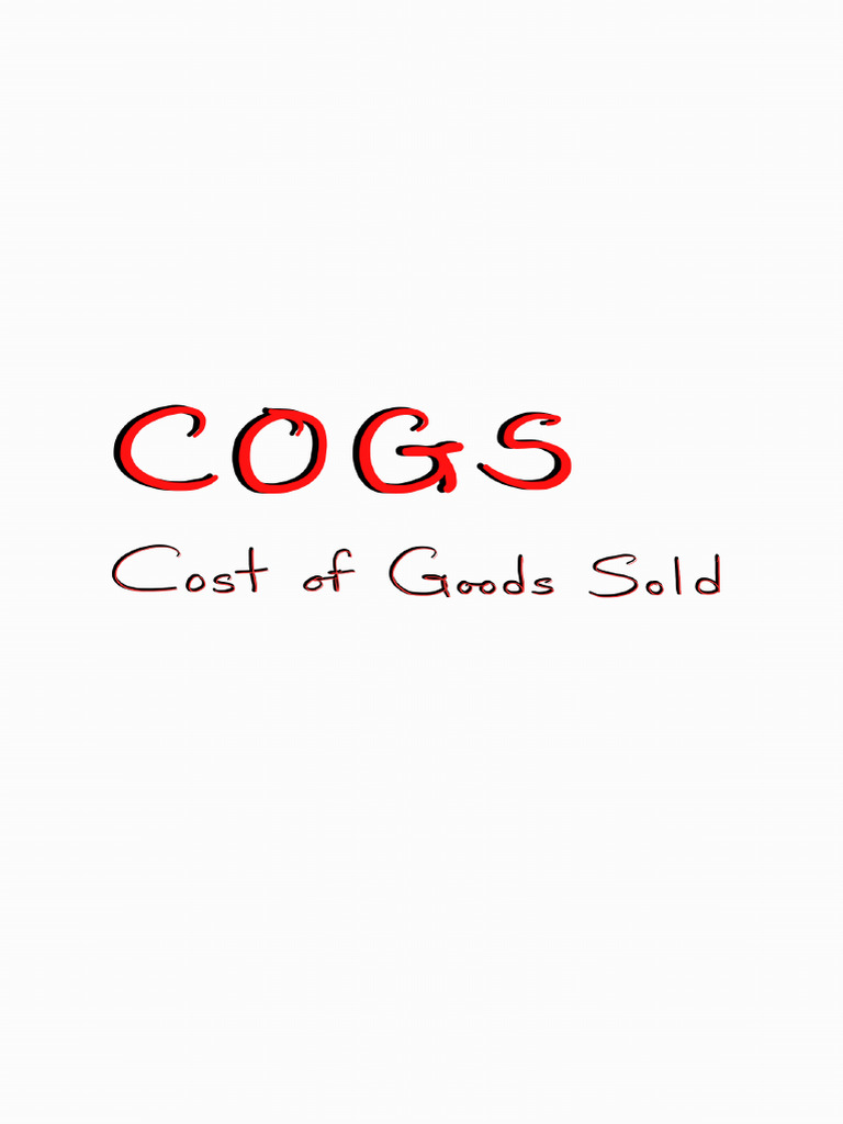 COGS | PDF