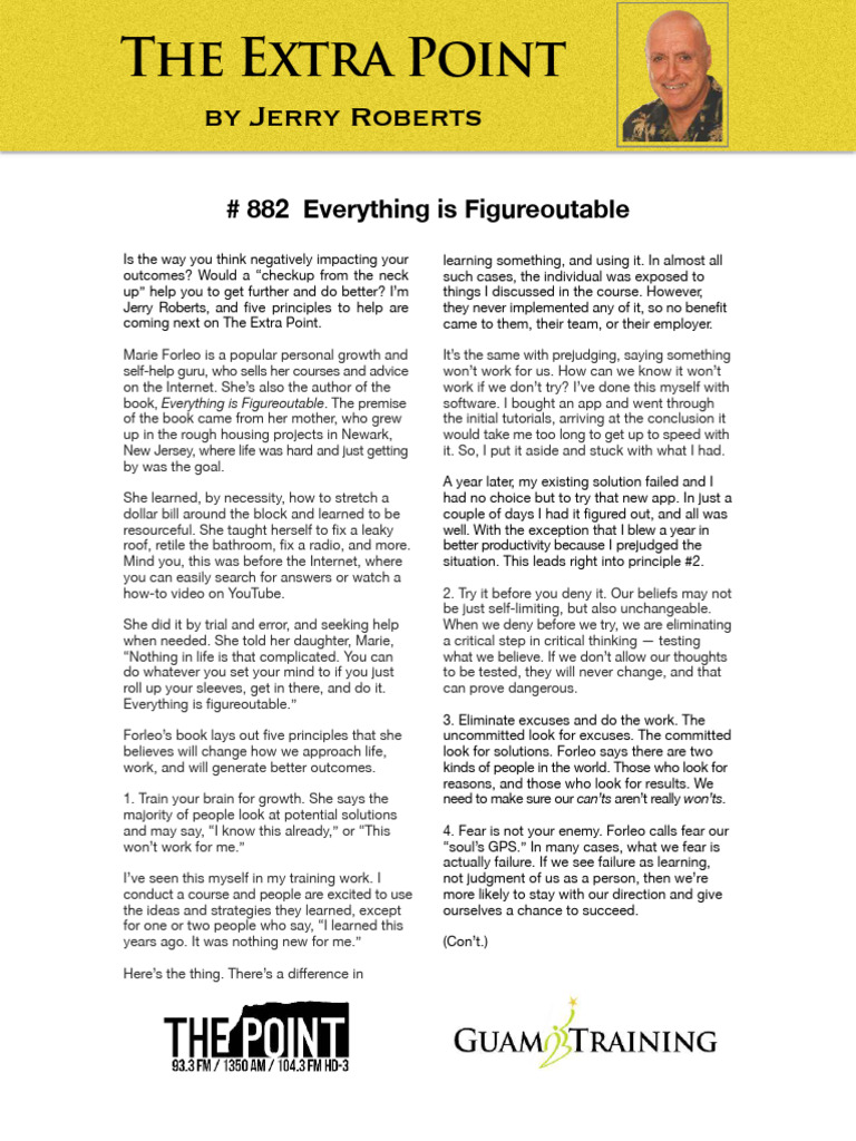 EP883.Everything is Figureoutable | PDF | Thought | Mind