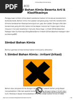 7 Simbol Bahan Kimia Berbahaya Lengkap Dengan Gambar Dan Keterangannya | PDF | Kesehatan ...