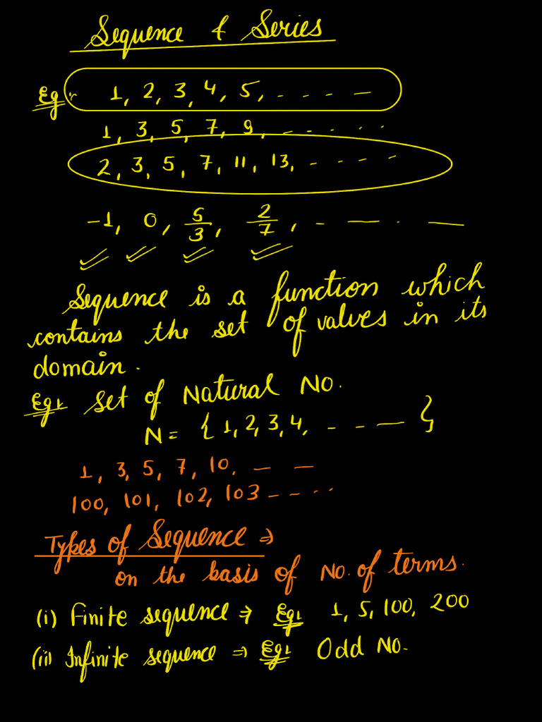 Sequences and Series | PDF