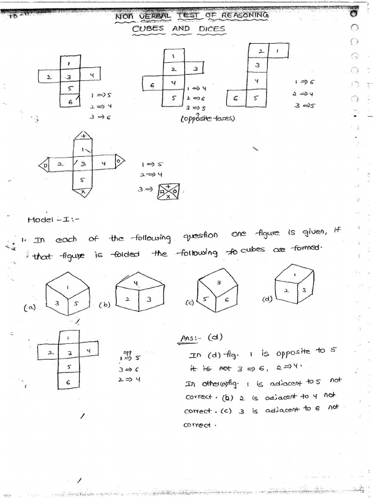 Cubes Abd Dices | PDF