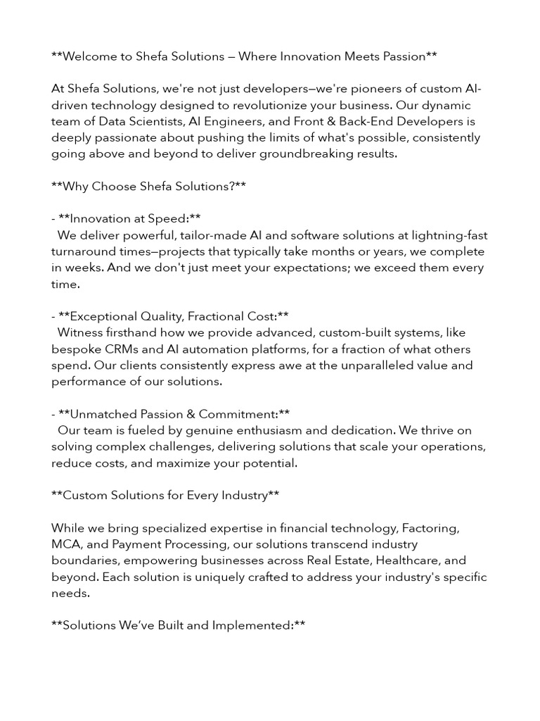 Shefa Website | PDF | Artificial Intelligence | Intelligence (AI ...