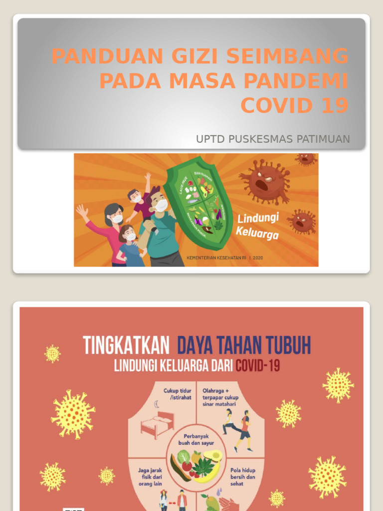Sosialisasi Gizi Pada Masa Pandemi | PDF