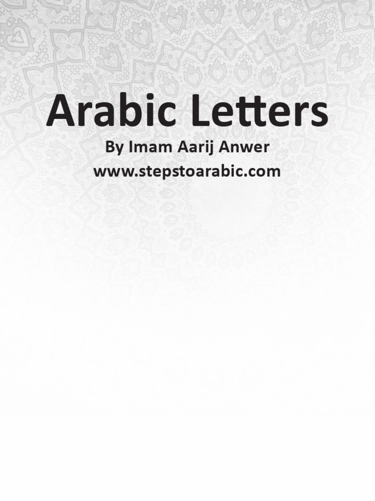 Steps To Arabic Free Writing Book | PDF | Linguistics | Orthography