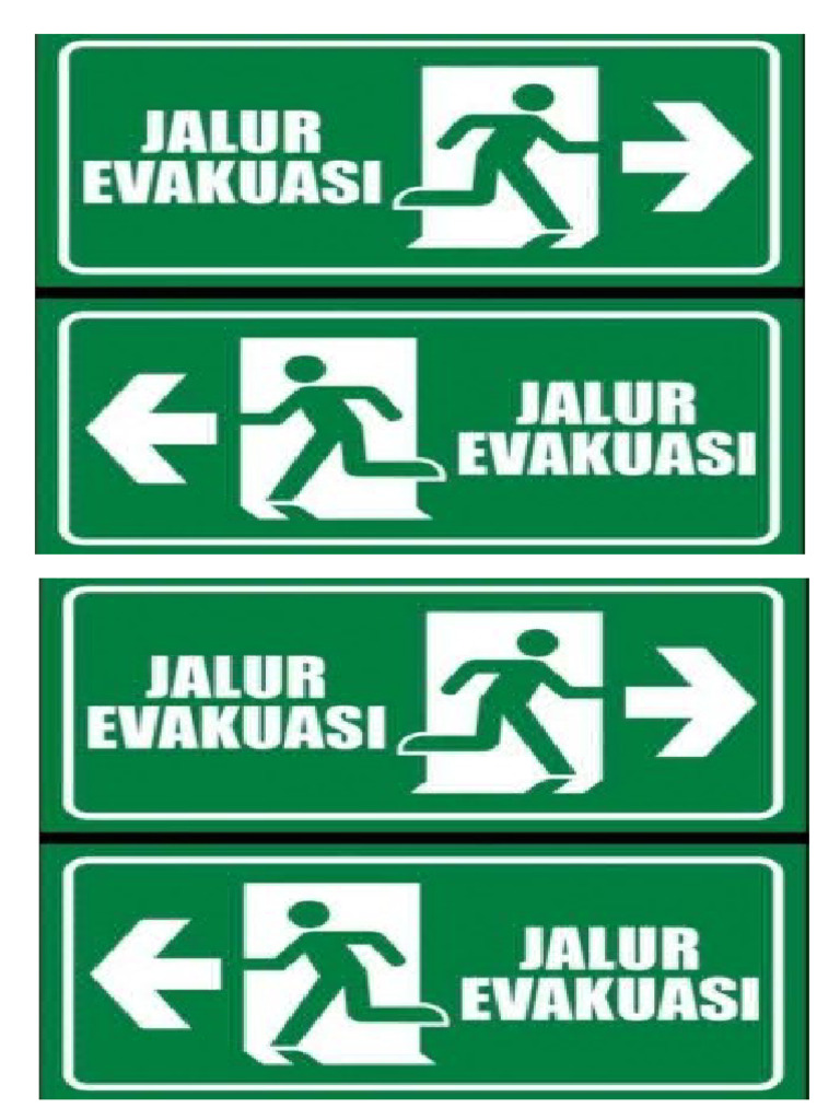 Jalur Evakuasi | PDF
