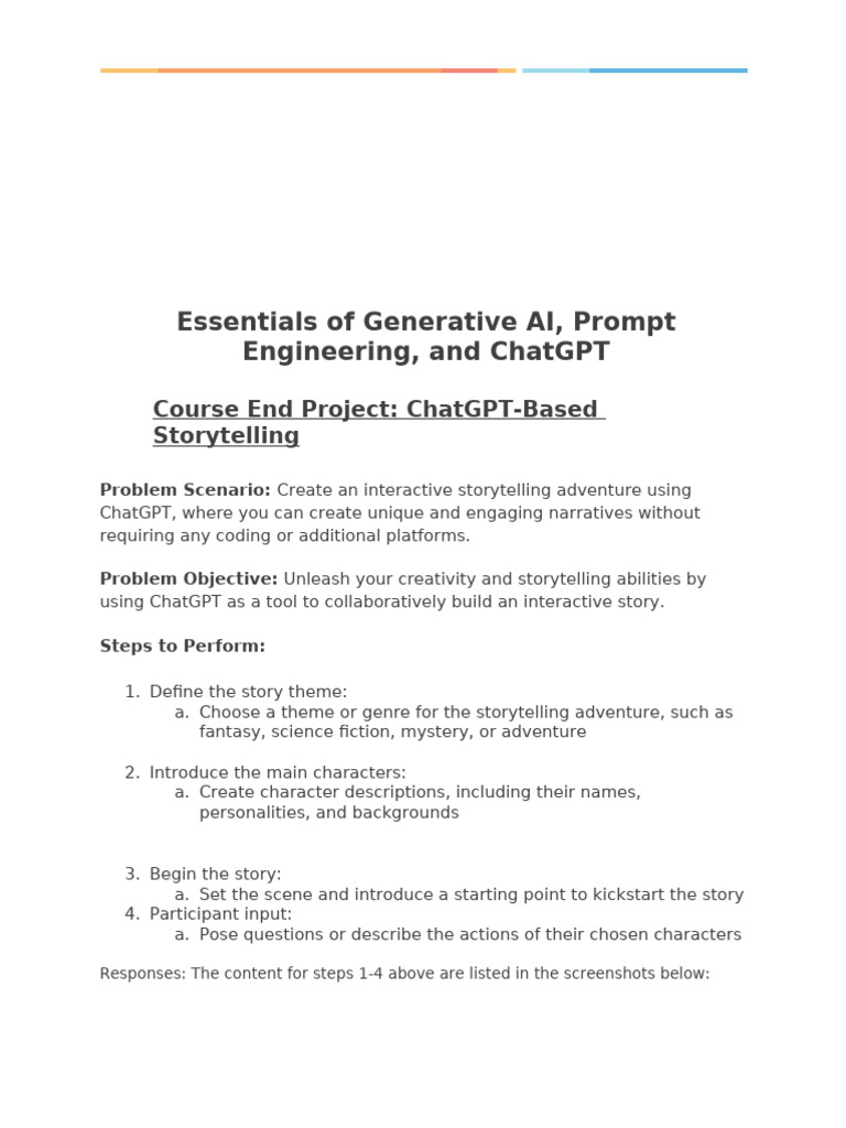 Chatgpt Based Storytelling MaheshDhyani | PDF