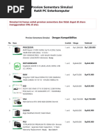 Simulasi Enterkomputer Toko Komputer, Rakit PC, Termurah & Terlengkap ...