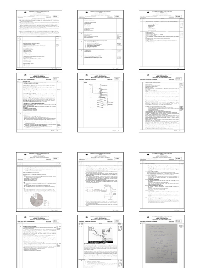 Power Plant Engg 5 Sem | PDF | Cogeneration | Power Station