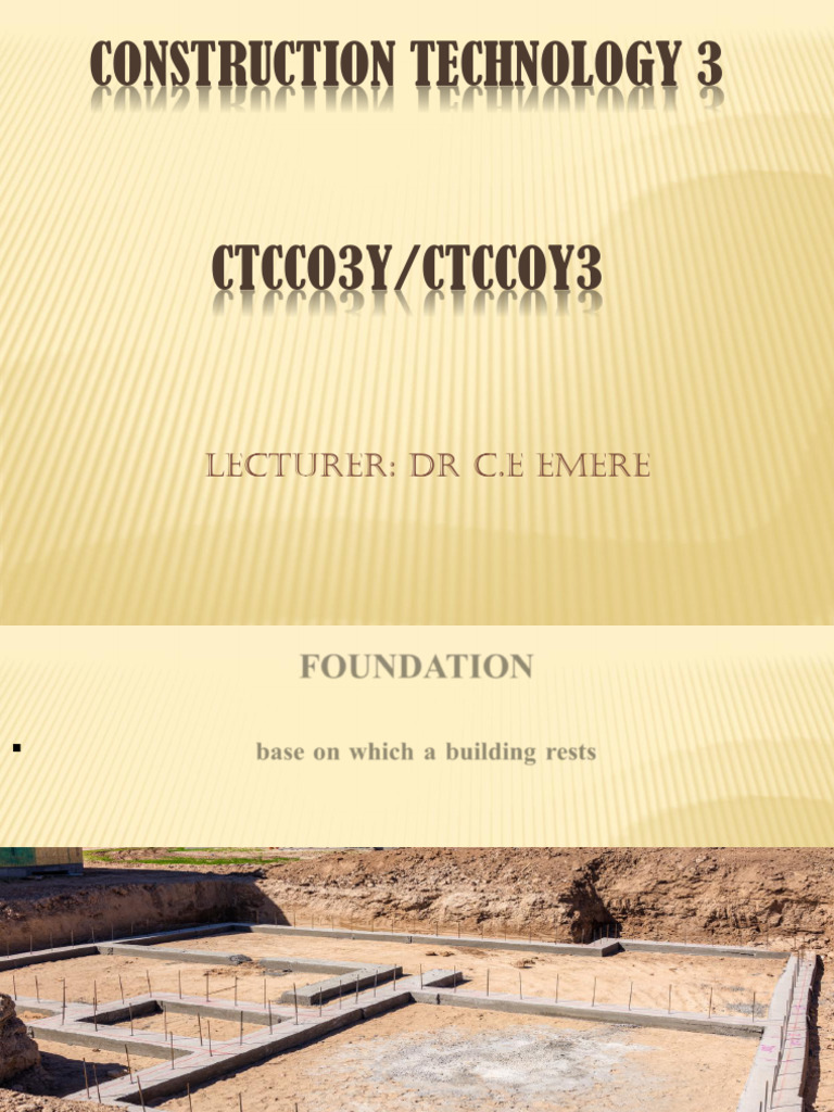 Ctccoy3 - Module 1 - Part A - Foundations | PDF | Foundation (Engineering) | Soil