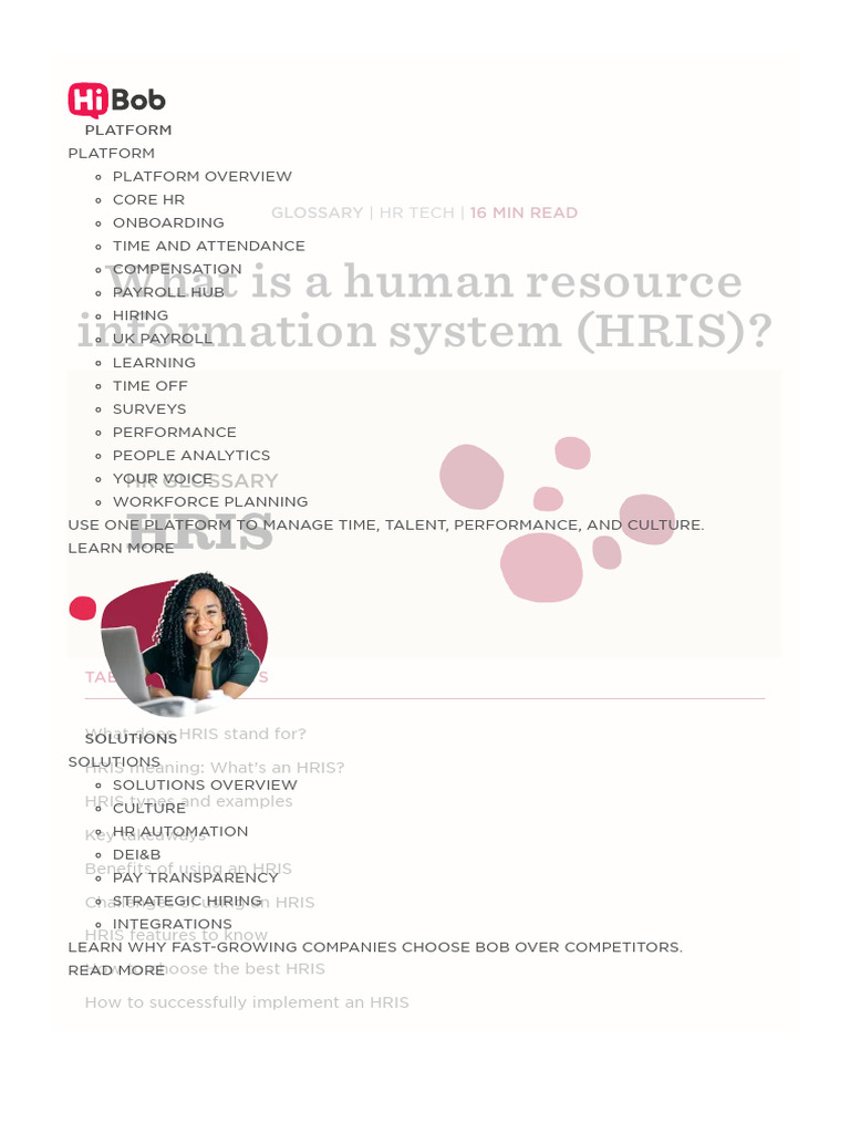 Understanding HRIS: Key Features & Benefits | PDF | Human Resource ...
