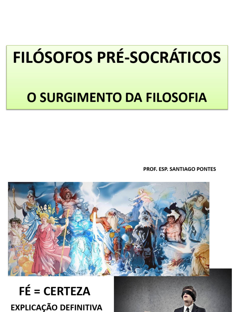Filósofos Présocráticos | PDF