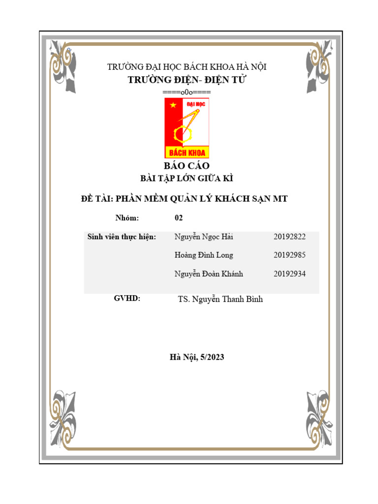 Nhom2 BCCK-update | PDF