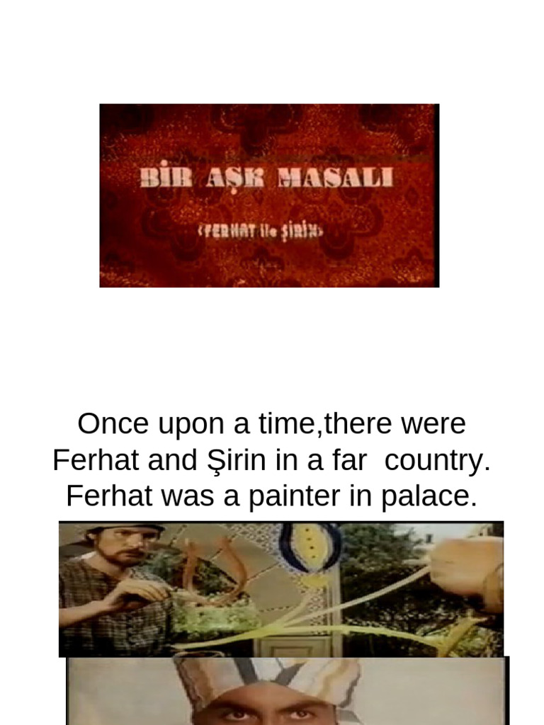 Ingilizce Ferhat Ile Sirin Hikayesi PPT Slayt 6796 | PDF